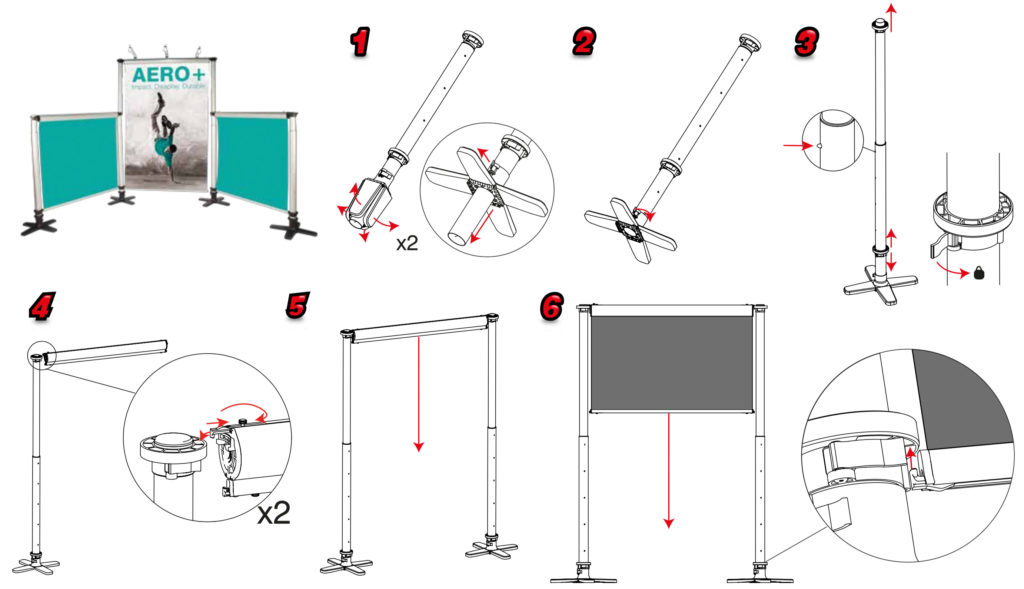 AERO Roller Banner | Roller Banners | Modular Cassette Roller Banner