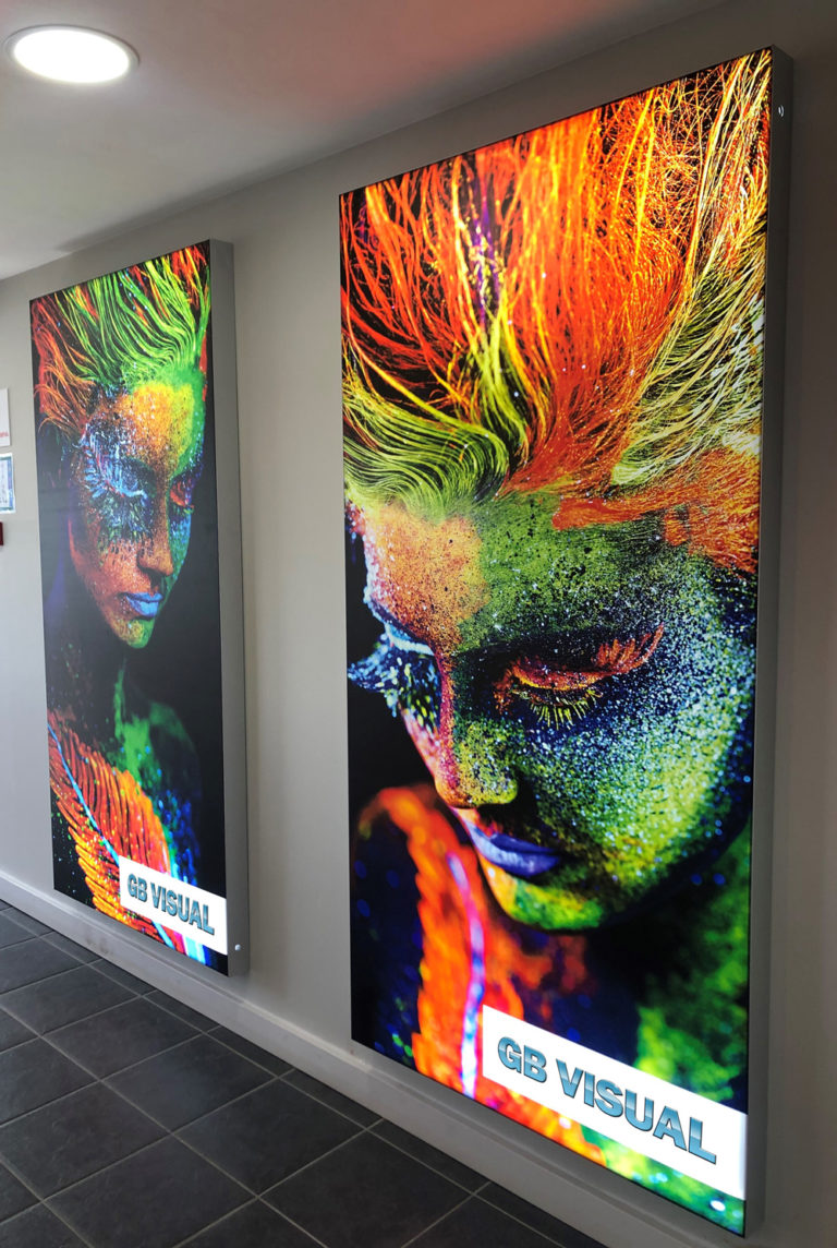 Light Boxes | Light Box Graphics | Backlit Boxes | GB Visual